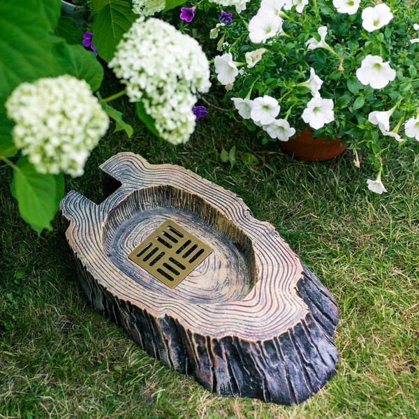 Поддон для садовой колонки, раковина для уличного умывальника U09225 HiTSAD, На газон - купить ...