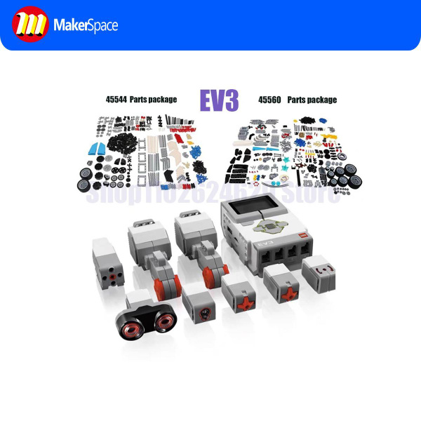 Набор для программирования роботов Mindstorm EV3 45544+45560 makerspace - купить с доставкой по ...