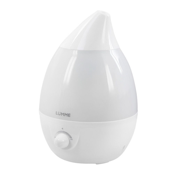 Увлажнитель воздуха LUMME LU-1559 для дома с подсветкой, площадь обслуживания до 30 м2, белый ...