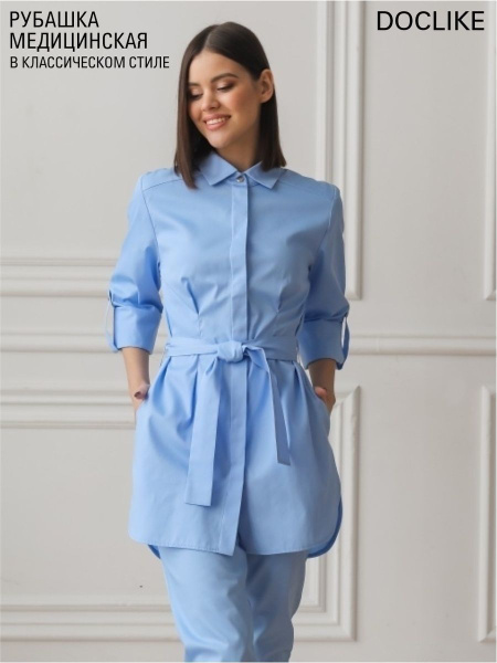 Блуза медицинская женская DOCLIKE - купить с доставкой по выгодным ценам в интернет-магазине ...