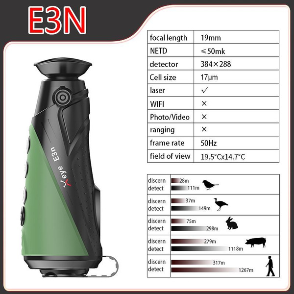 Тепловизионный монокуляр InfiRay E3N_E3N_47891 1-4x 19мм - купить по выгодной цене в интернет ...