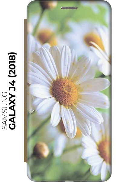 Чехол-книжка Голографическое пламя на Samsung Galaxy J4 (2018 ...