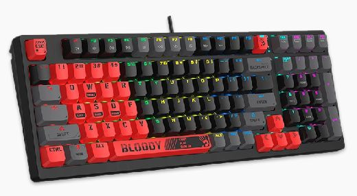 Bloody Клавиатура игровая Bloody S98-RED USB, механическая, 1,8м купить ...