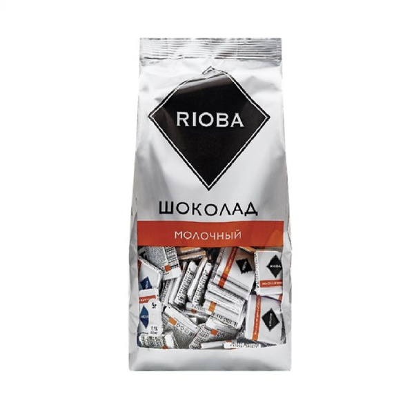 RIOBA Шоколад молочный (5г х 160шт), 800г - купить с доставкой по ...