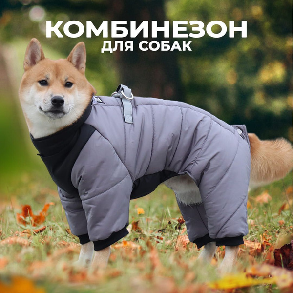 Зимний комбинезон для собак мелких пород, одежда для животных CINLANZOO ...