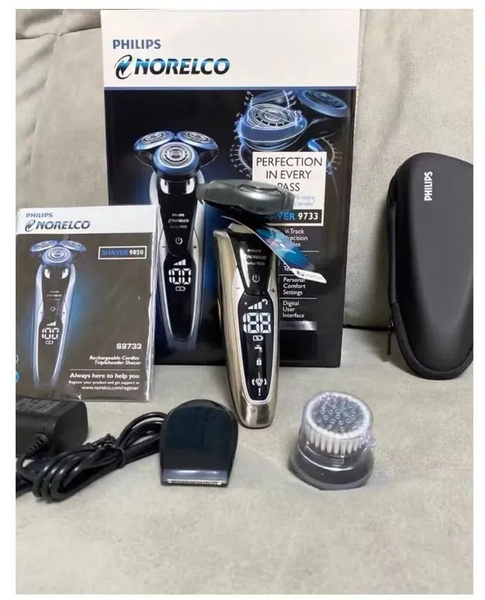 Электробритва Philips S9733-BLACK - купить по выгодным ценам в интернет ...