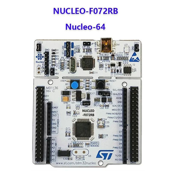 Плата разработки NUCLEO-F072RB STM32F072RBT6 MCU Nucleo-64 - купить с доставкой по выгодным ...