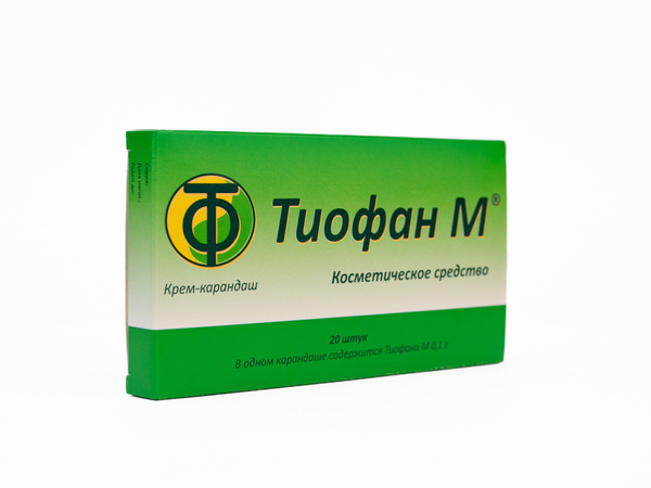 Тиофан М Свечи (крем-карандаш) 20 свечей по 0,1 гр Тиофана М - купить с ...