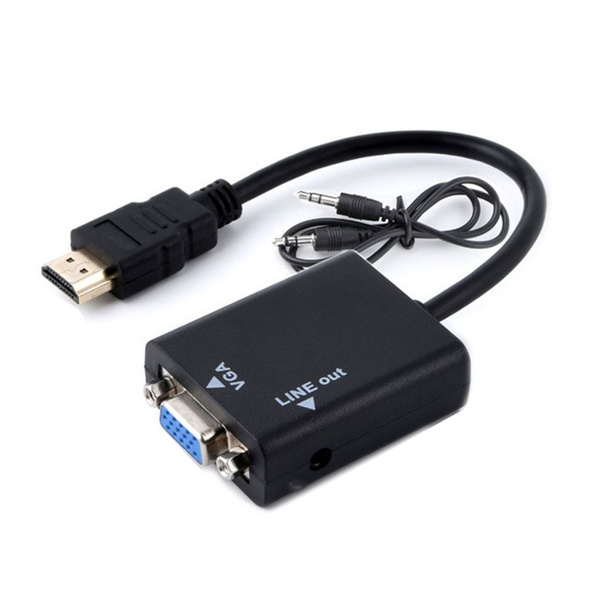 Адаптер дисплея HDMI от мужчины к женщине VGA - купить с доставкой по ...