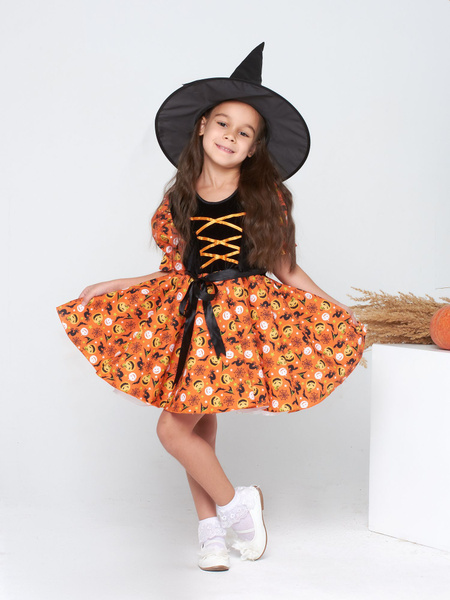 Костюм карнавальный Larisol_kids Ведьма - купить с доставкой по ...