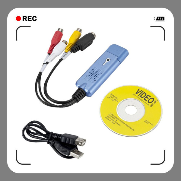 Конвертер VHS в цифровой формат USB 2.0 Видеоконвертер Карта ...