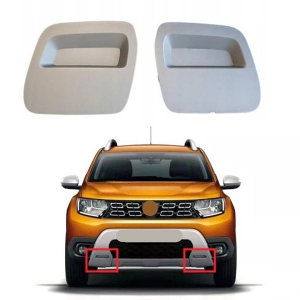 Крышка глаза фаркопа переднего бампера, серый цвет для Duster 2018 ...