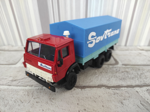 Масштабная модель КамАЗ-5320 с тентом "Sovtrans", РАРИТЕТ, масштаб 1/43 - купить в интернет ...