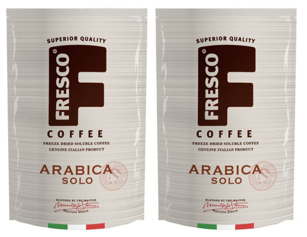 Кофе Fresco Arabica Solo, сублимированный, 190 г м/у 2 штуки - купить с ...
