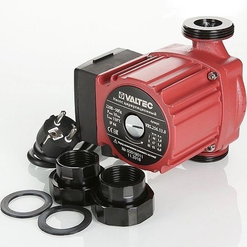 Циркуляционный насос Valtec VRS 25/6-130 с гайками VRS.256.13.0 - купить по выгодной цене в ...
