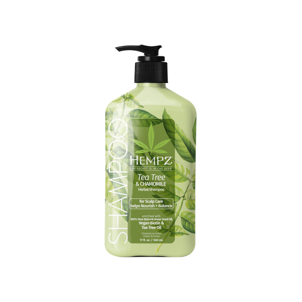 Hempz Шампунь Здоровые волосы 500ml / Tea Tree & Chamomile Herbal ...