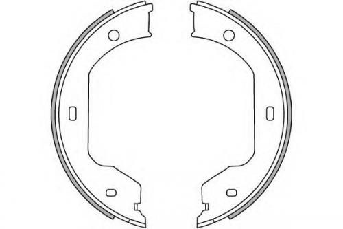 Комплект тормозных колодок стояночная тормозная система Nk 2715695 - NK ...