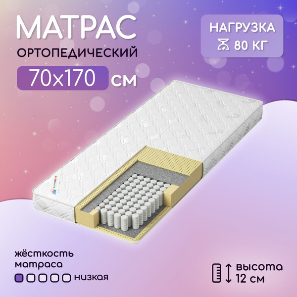 Матрас в кроватку Капризун Дрим Хеппи, Независимые пружины, 70 - купить ...