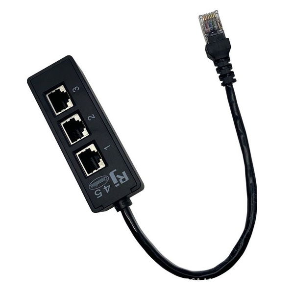 Разветвитель Ethernet RJ45, удлинитель, сетевой порт 2/3/4 - купить с ...