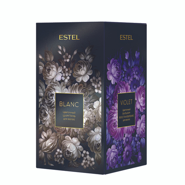 ESTEL PROFESSIONAL Подарочный набор для волос и тела ЦВЕТОЧНЫЙ восстанавливающий 250+200+150 мл ...