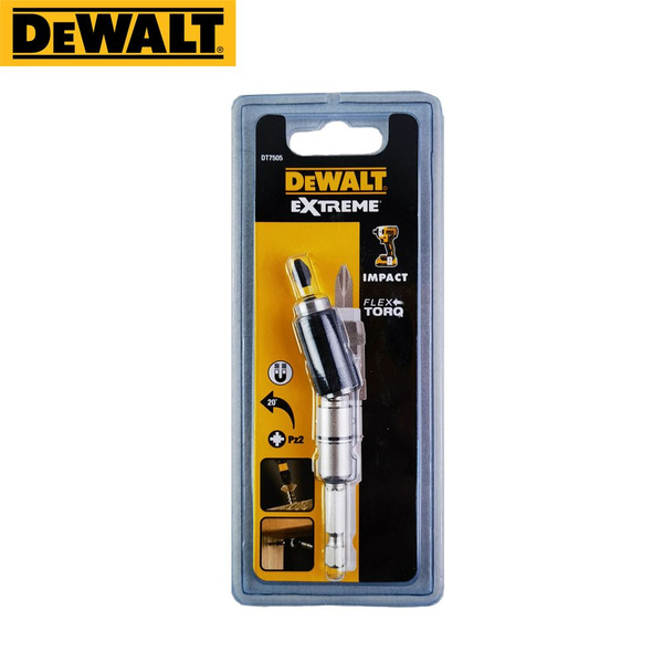 Экстремальный поворотный угловой держатель бит DEWALT DT7505 с ...