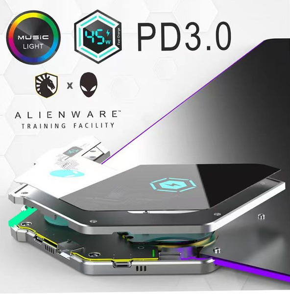 Alienware Коврик для мыши ALIENWARE Коврик для мыши с беспроводной зарядкой Alienware, XL ...