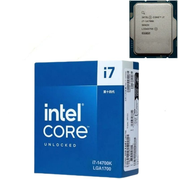Процессор Intel 1 Core i7 14-го поколения, BOX (без кулера), 20 яд., 4. ...
