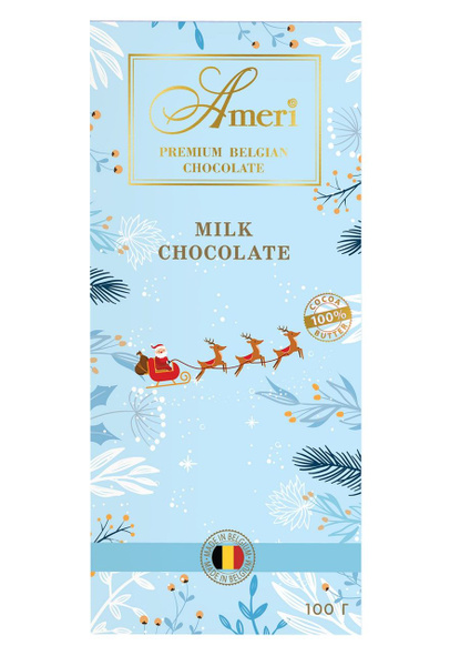 Шоколад Ameri молочный 32%, 100 гр - купить с доставкой по выгодным ценам в интернет-магазине ...