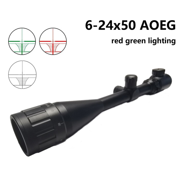 Прицел оптический 6 24x50 Aoeg Fury 30mm Milldot купить с доставкой