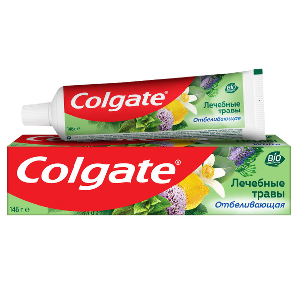Зубная паста COLGATE Лечебные травы отбеливающая с BIO экстрактами ...