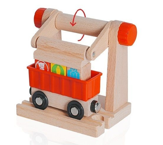 Магнитная станция с грузовым вагоном для деревянной дороги - купить с ...