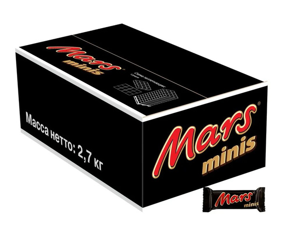 Шоколадные конфеты Mars Minis, 2,7 кг - купить с доставкой по выгодным ...