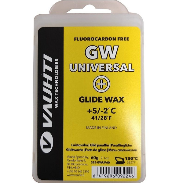 Мазь скольжения VAUHTI GW UNIVERSAL PLUS +5C/-2C 60 гр купить по ...