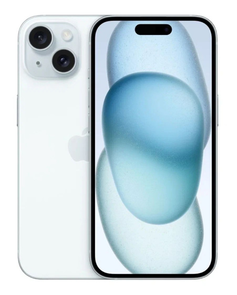 Смартфон Apple iPhone 15 (A3092) 128Gb голубой (MV9M3CH/A) 128 ГБ 6 ГБ ...
