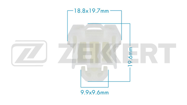 Клипса крепежная автомобильная, 1 шт. купить по выгодной цене в ...
