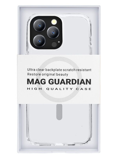 Чехол с MagSafe для iPhone 14 Pro Max MAG GUARDIAN-Силиконовый - купить ...