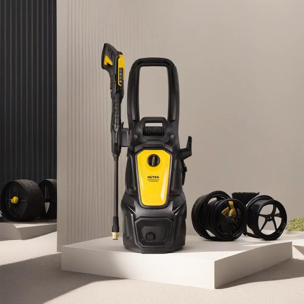 Мойка высокого давления Huter W195-PW SMART PROFESSIONAL, забор воды из ...