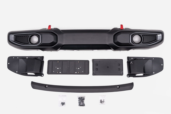 Бампер передний Jeep Wrangler JL, Jeep Gladiator JT, пластик, с ...