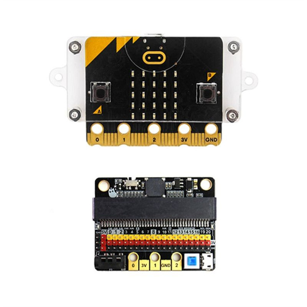 (W M G S) Материнская Плата BBC Microbit V2.0, Черный Пластик+Металл Программирование На Python ...