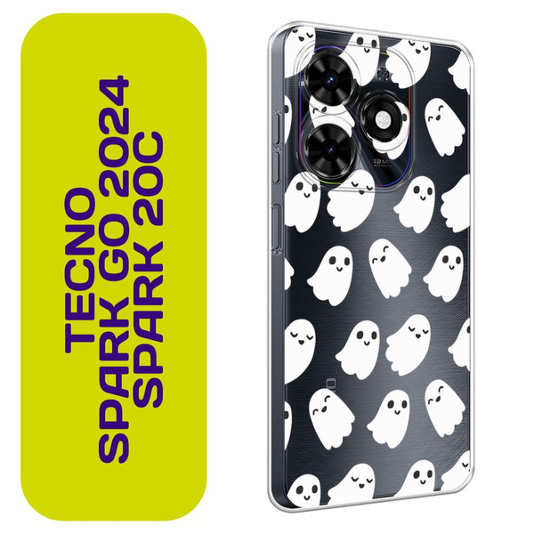 Чехол на Текно Спарк Го 2024 Спарк 20c Tecno Spark Go 2024 Spark 20c с принтом Милые