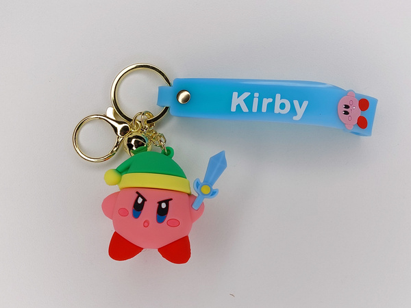 Брелок Keychain силиконовая фигурка Кирби из аниме Kirby купить с