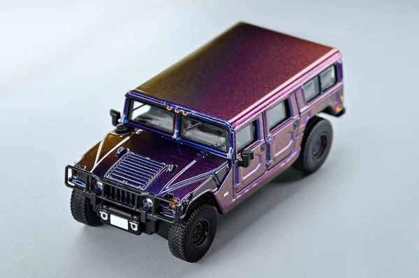Машинка 596 model 1/64 Hummer h1 purple Diecast Model Race Car Kids ...