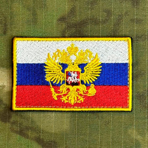 Шеврон на липучке Флаг Россия Z Герб - купить с доставкой по выгодным ...
