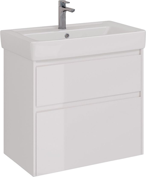 Тумба под раковину Lemark Combi 80 белая глянцевая купить на OZON по низкой цене (1662497601)