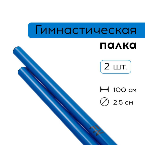 Гимнастическая палка FN 100 см, 2 шт - купить по низкой цене в интернет ...