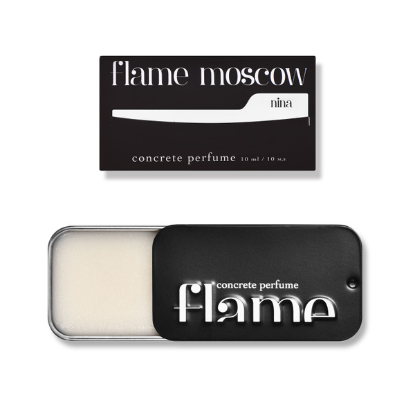 Твердые духи Nina I лист и плоды инжира, морская соль, кокосовое молоко I Flame Moscow I бальзам ...