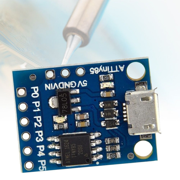 Плата разработки Attiny85 Digispark Kickstarter для Arduino Usb Мини синий купить с