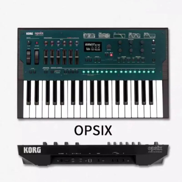 Клавиатура аналогового синтезатора электронной музыки KORG для аранжировки электронной музыки ...