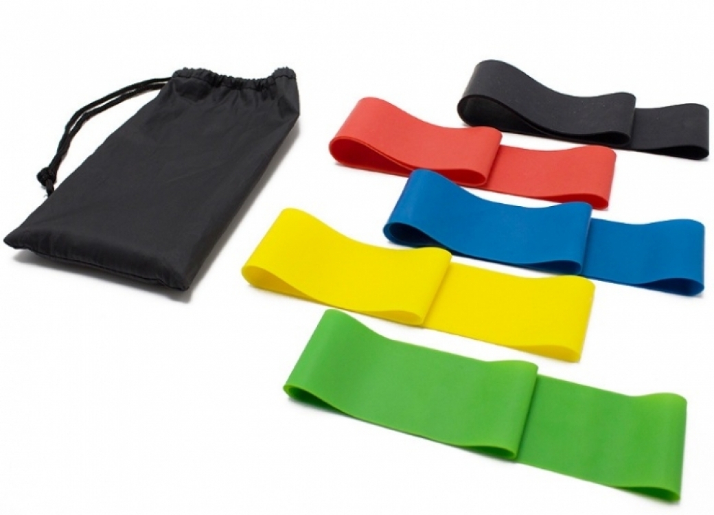 Фитнес резинки набор из 5 ленточных эспандеров FUD-GOOD — купить в ...