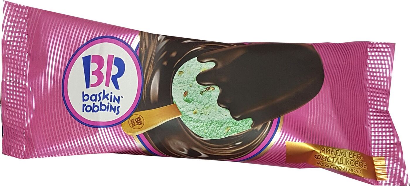 Мороженное Baskin Robbins Эскимо Миндально-Фисташковое, 70 г — купить в ...